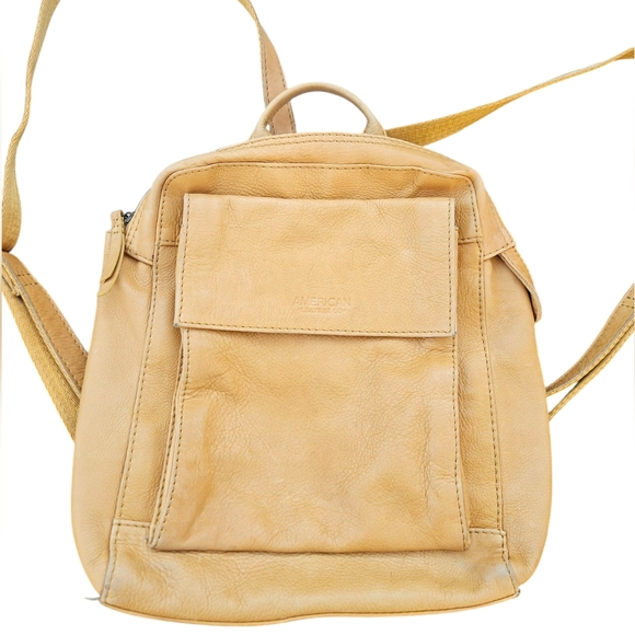 American Leather Co. | Bags | American Leather Co Mustard Yellow ...